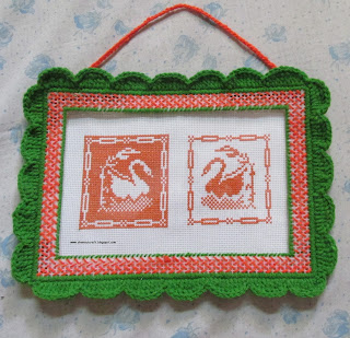 MY CRAFT WORKS: Plastic canvas Photo frame