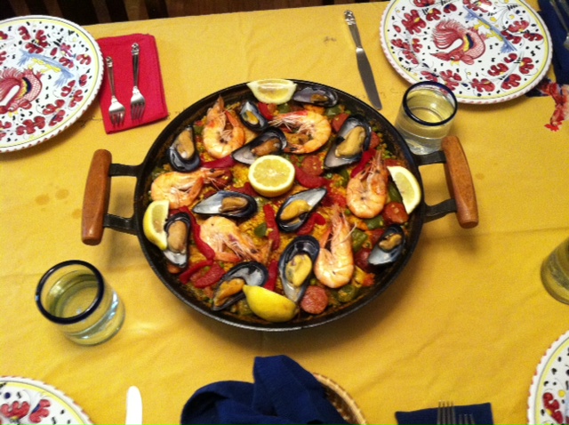 You Are What You Eat: Fiesta Paella with Chicken and Shellfish