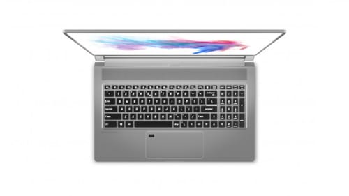 MSI launched the world's first laptop with a small LED screen