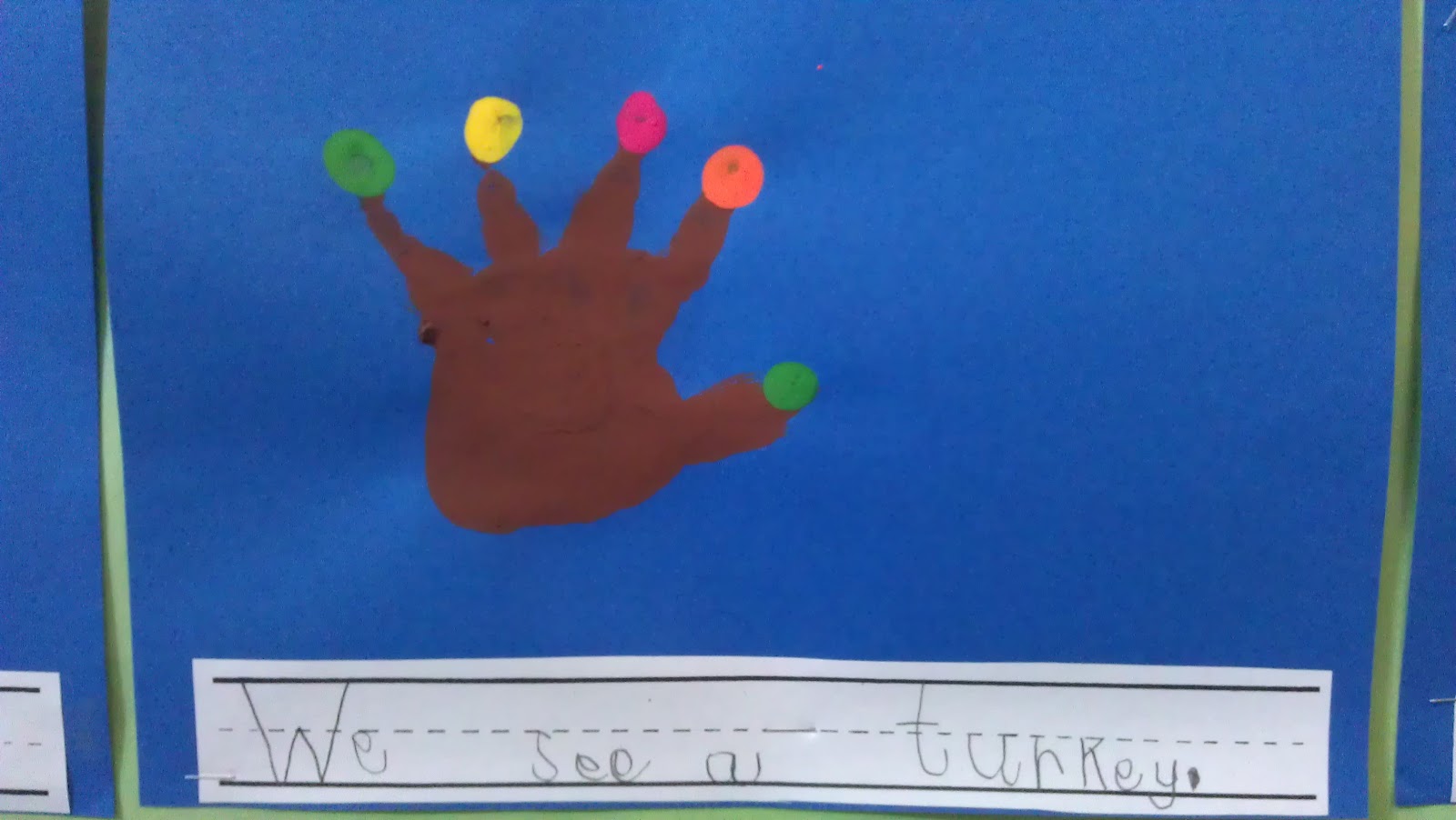 OT Cafe: Handprint Turkeys