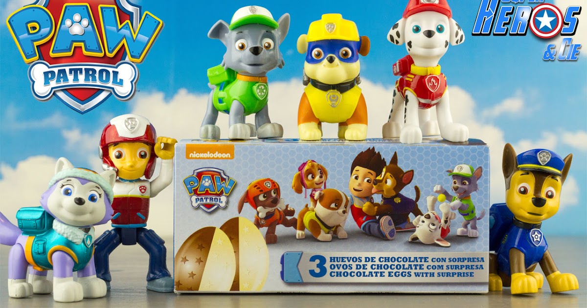 Super Héros Et Compagnie: Pat Patrouille Boite de 3 Oeufs Surprise ...