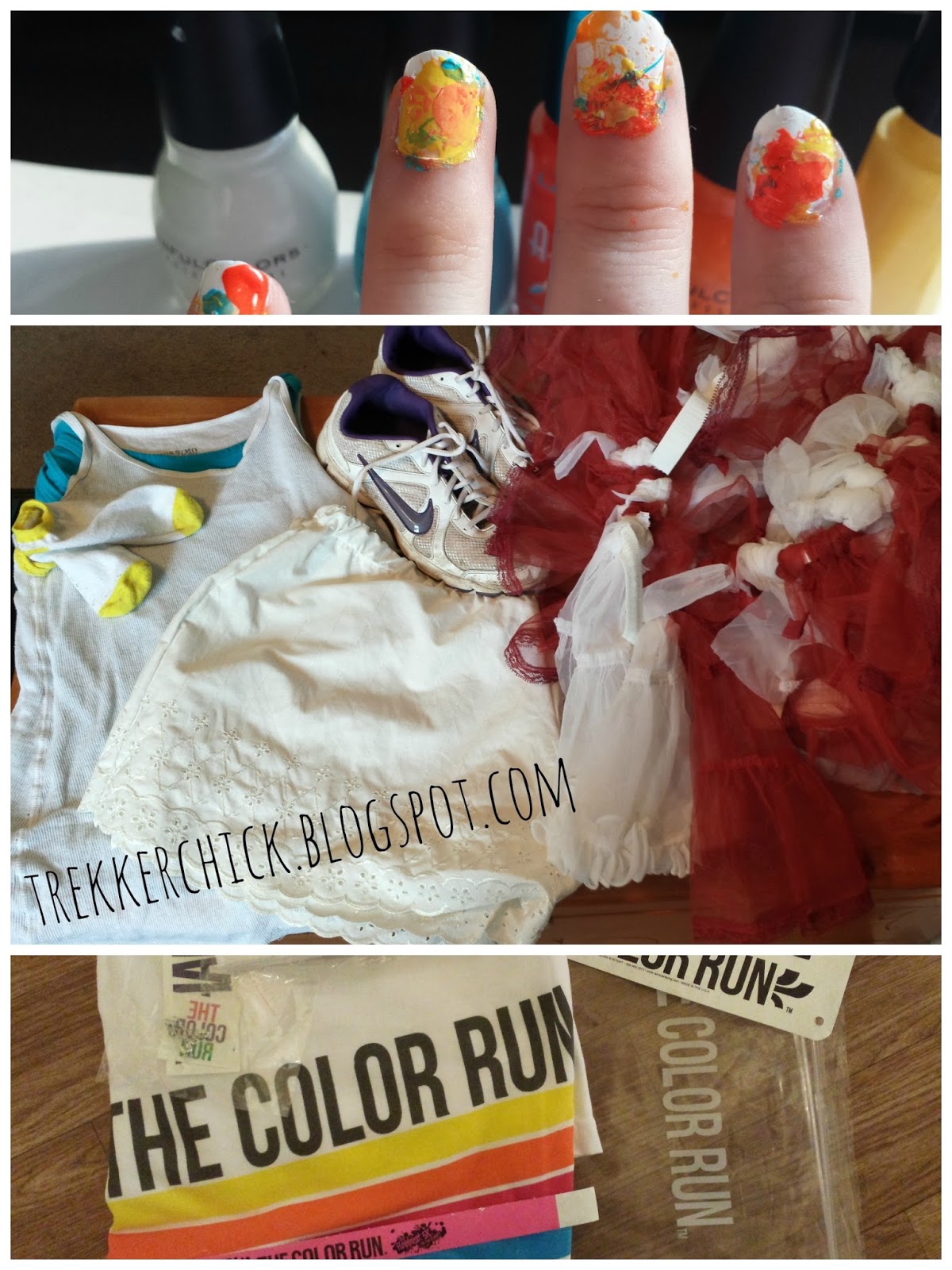 Boldly towards the Unknown: DIY Color Run Gear