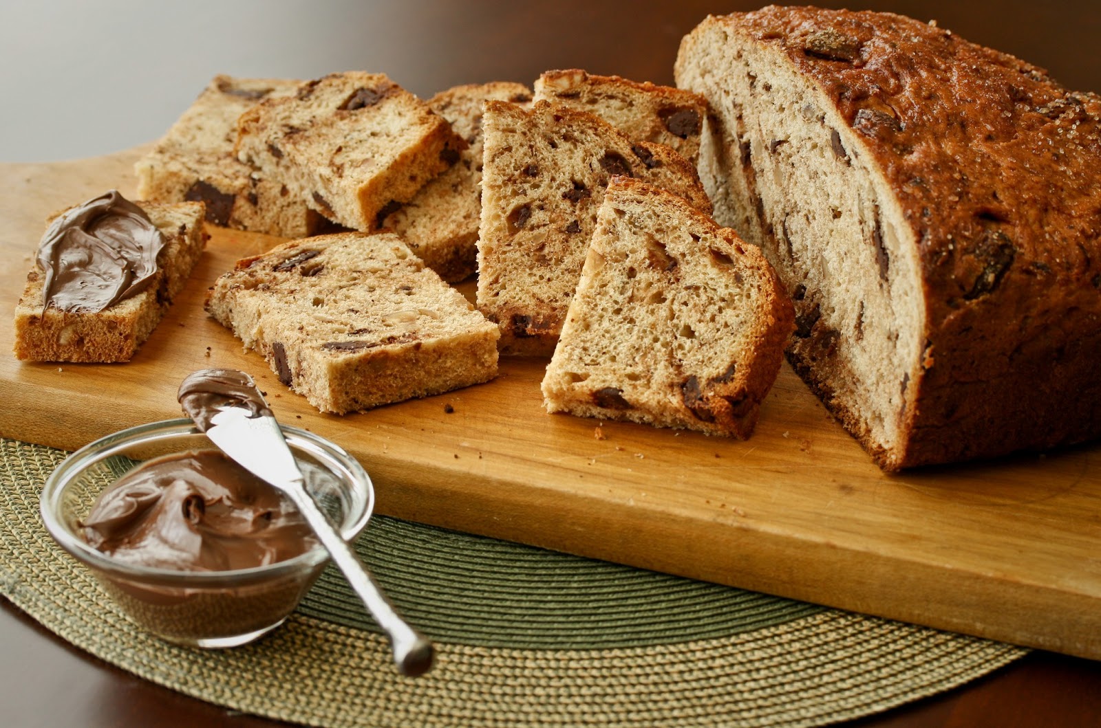 Chocolate Hazelnut Bread - Saving Room for Dessert