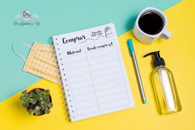 Pa Monísima: Yo: Cuaderno de la maestra curso 2020-2021