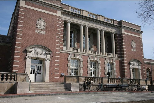Walsingham Wanderings: The Arms of Brookline Public Library