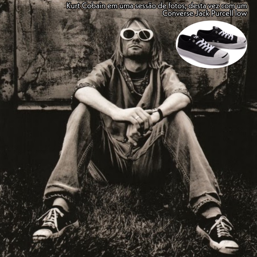 Grunge Rock 90's: Kurt Cobain & Converse All Star uma relação curiosa