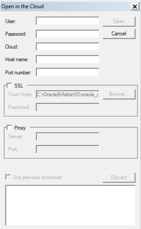 Connecting to OAC (Oracle Analytics Cloud) RPD using Admin Tool