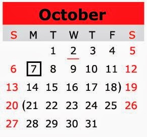 C-FB Blogabilities: Student Holiday - October 7th