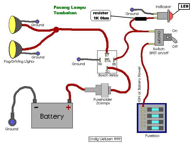 4 Manfaat Relay Lampu Mobil Yang Harus Anda Ketahui - Ilmu Listrik dan ...