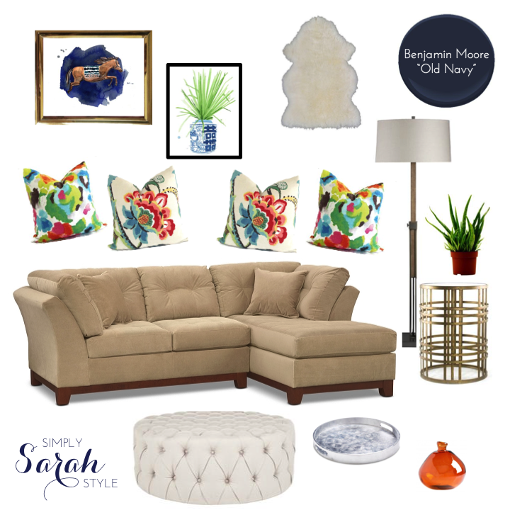 A Lexington living room makeover - Simply Sarah Style