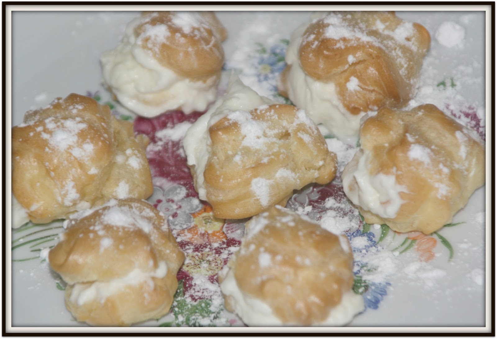 Sandunga Complementos: RECETA: Profiteroles rellenos de nata TX