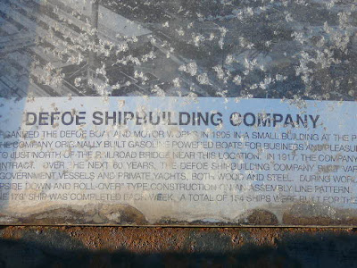 USS Currier DE-700: Site of DeFoe Shipbuiding Company