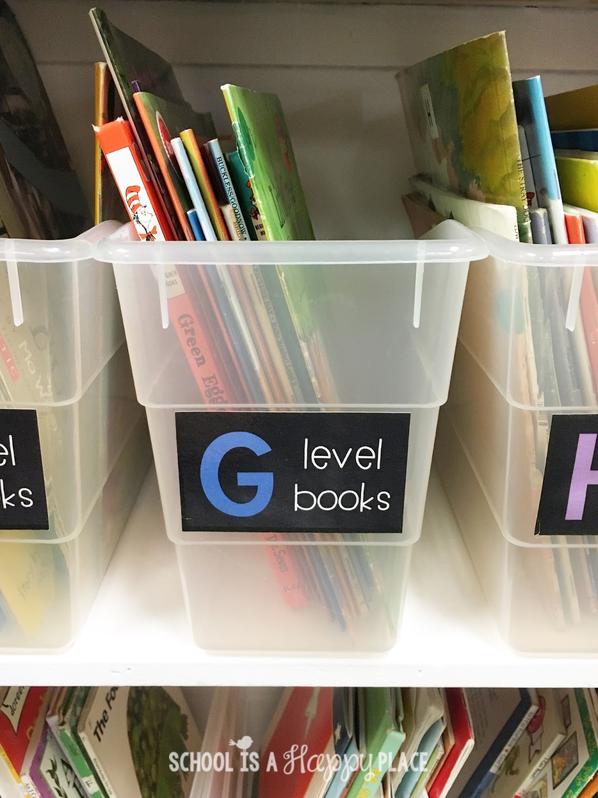 School Is a Happy Place: Classroom Library Made Simple (Including FREE ...