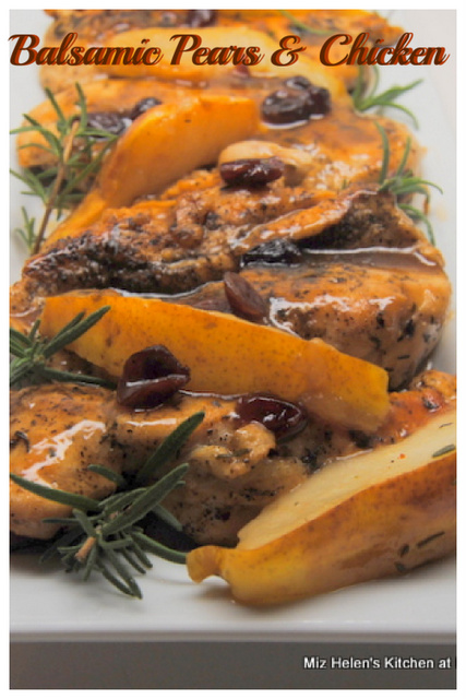 Balsamic Pears & Chicken