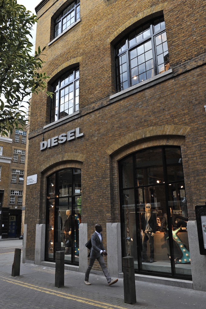 Diesel Covent Garden refurbished store bloggers breakfast