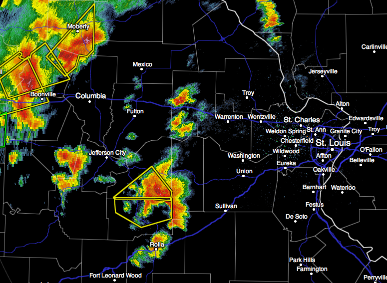 Central Missouri Weather Radar Mo Map
