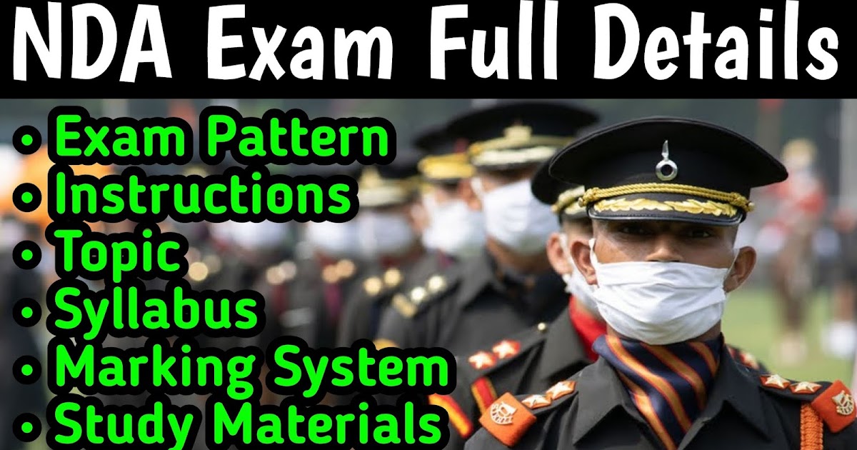 NDA Exam Pattern, Topic & Syllabus