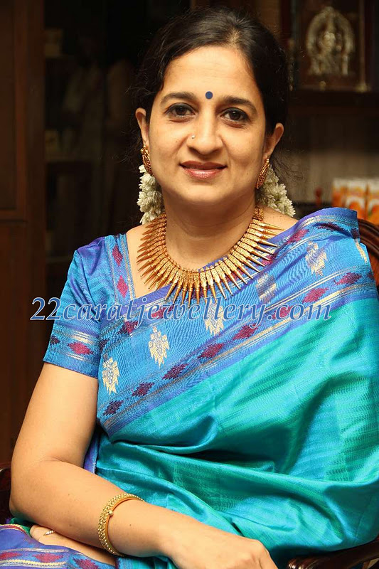 Gold Malli Mukku Mala (Traditional Jewelry) - Jewellery Designs