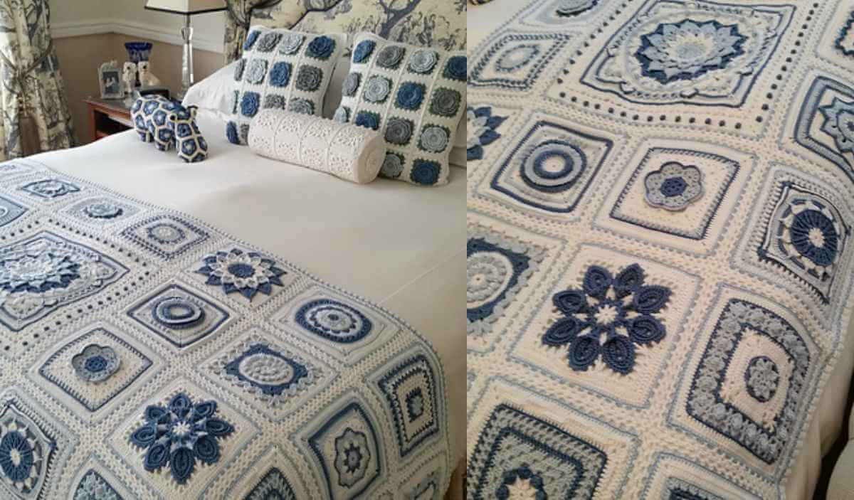 Crochet | Block a Week’ CAL Afghan [ Free Crochet Patterns ]