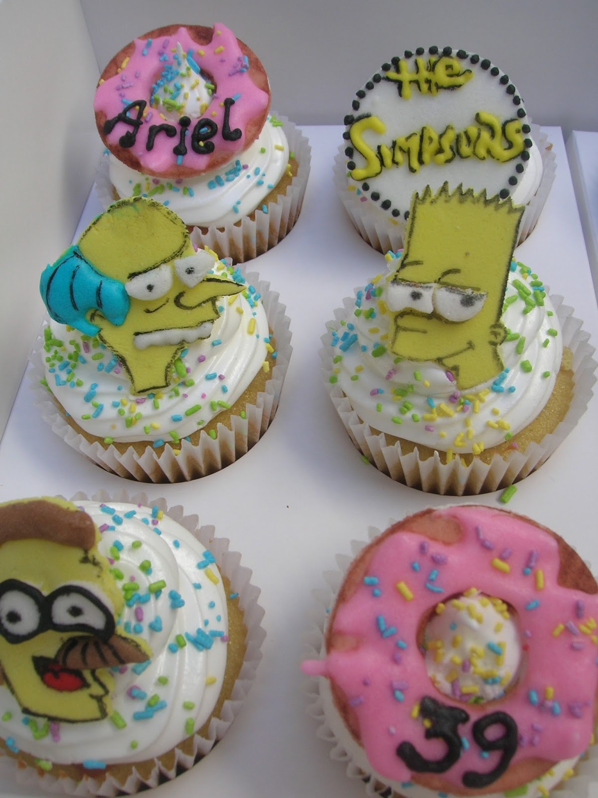SWEET! cupcakes: Simpson´s cupcakes