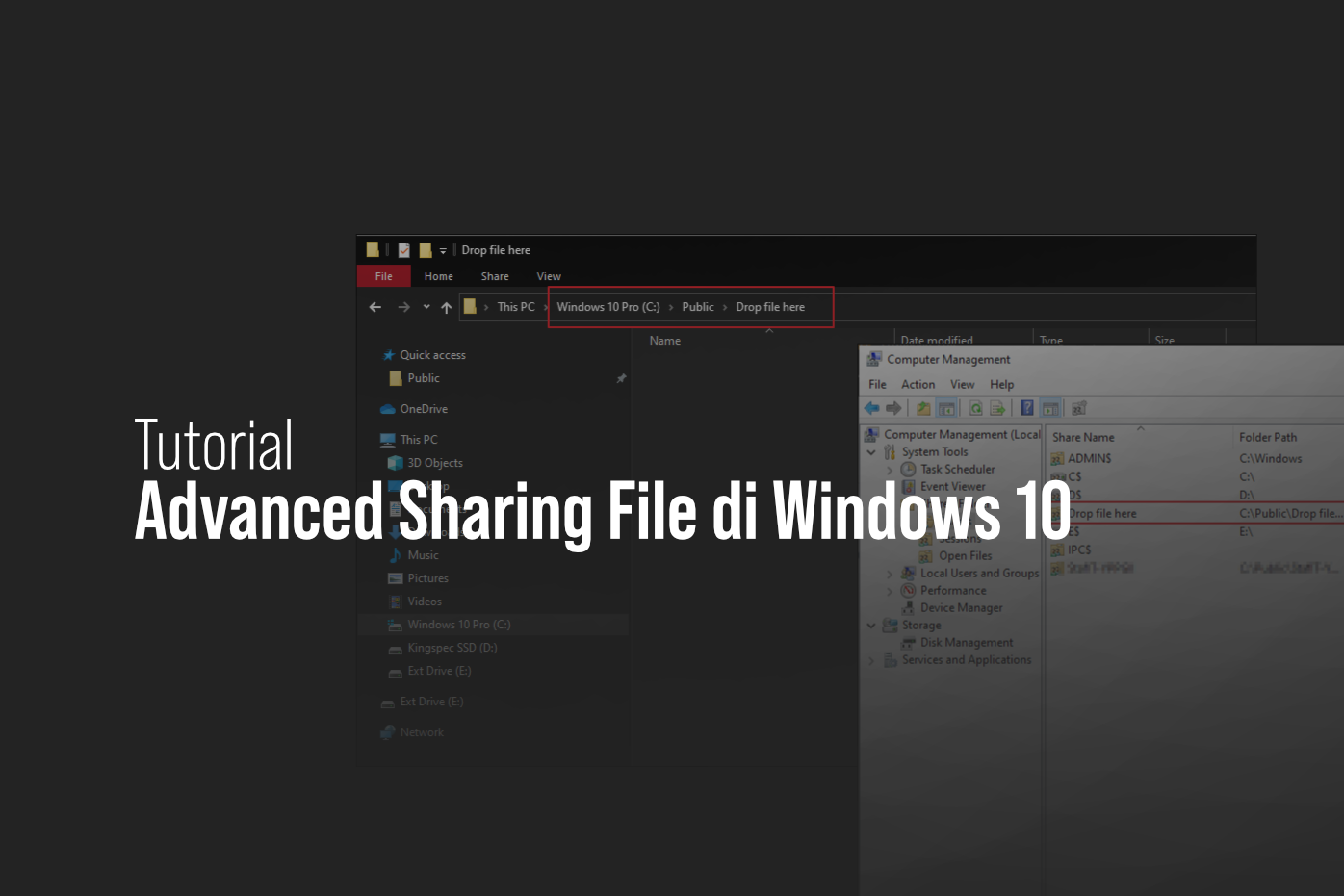 Cara Advanced Sharing File & Folder di Windows 10 - BLOG SAYUGI