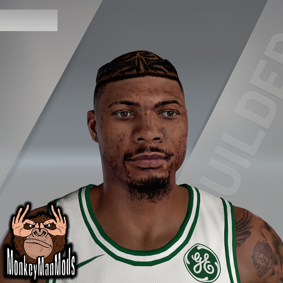 NBA 2K20 Marcus Smart Cyberface (Braids) by MonkeyManJSV