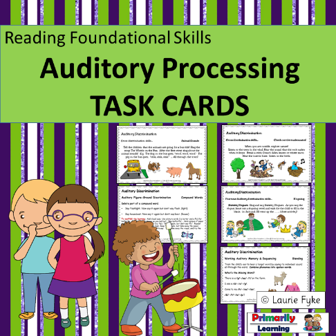 The Best of Teacher Entrepreneurs II: Auditory Processing Task Cards ...