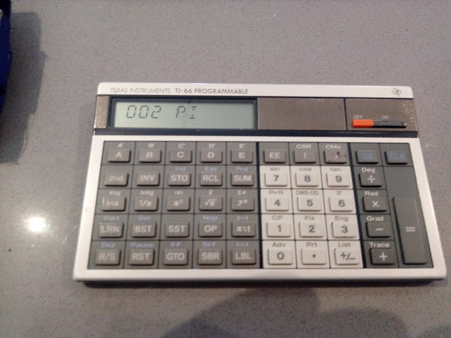 Eddie's Math and Calculator Blog: Retro Review: Texas Instruments TI-66
