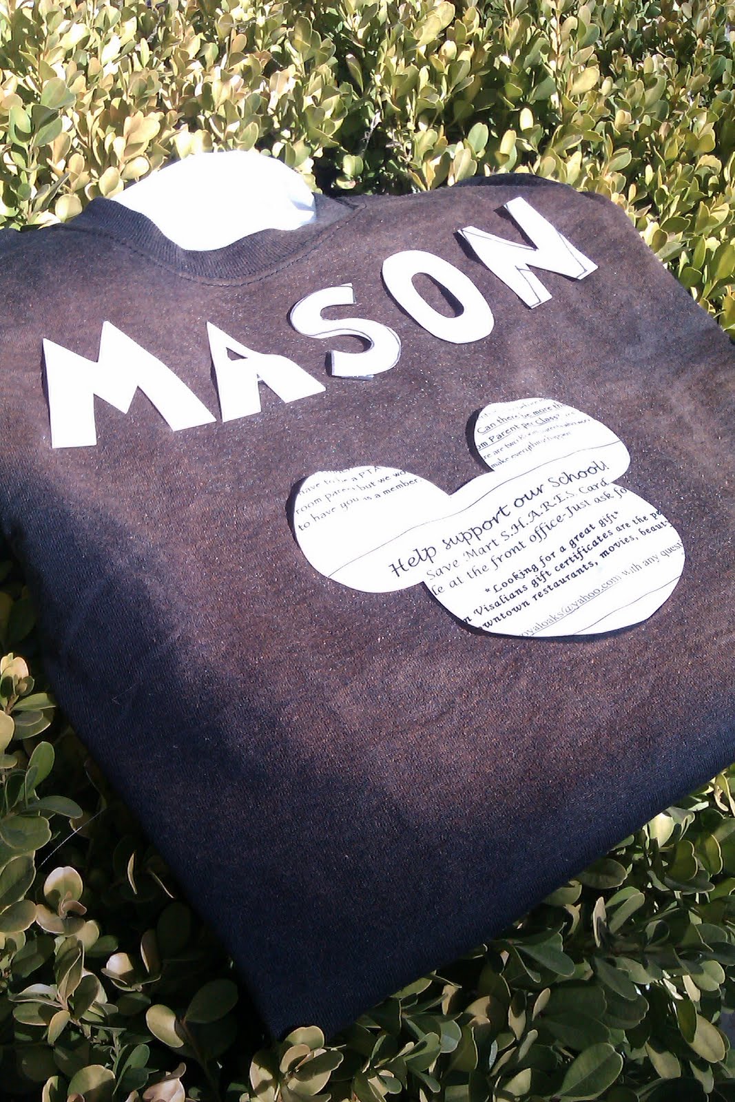 Jen's Happy Spot: Mason's Mickey Mouse Birthday T-shirt