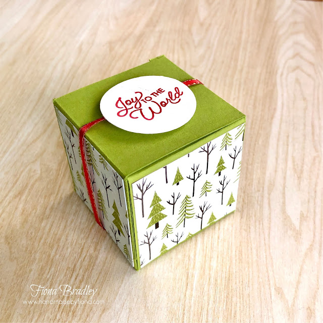 2x2x2 Christmas Treat Boxes - Handmade by Fiona