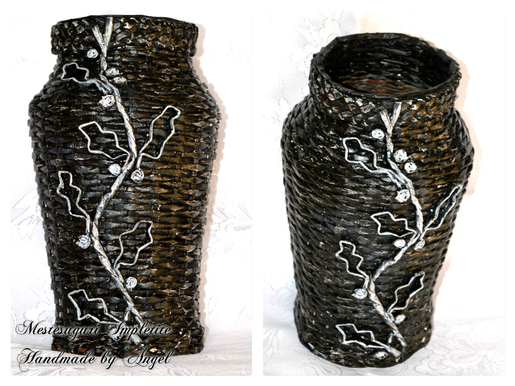 Mestesuguri Impletite: Vaza handmade - idei de inspiratie pentru vaze ...