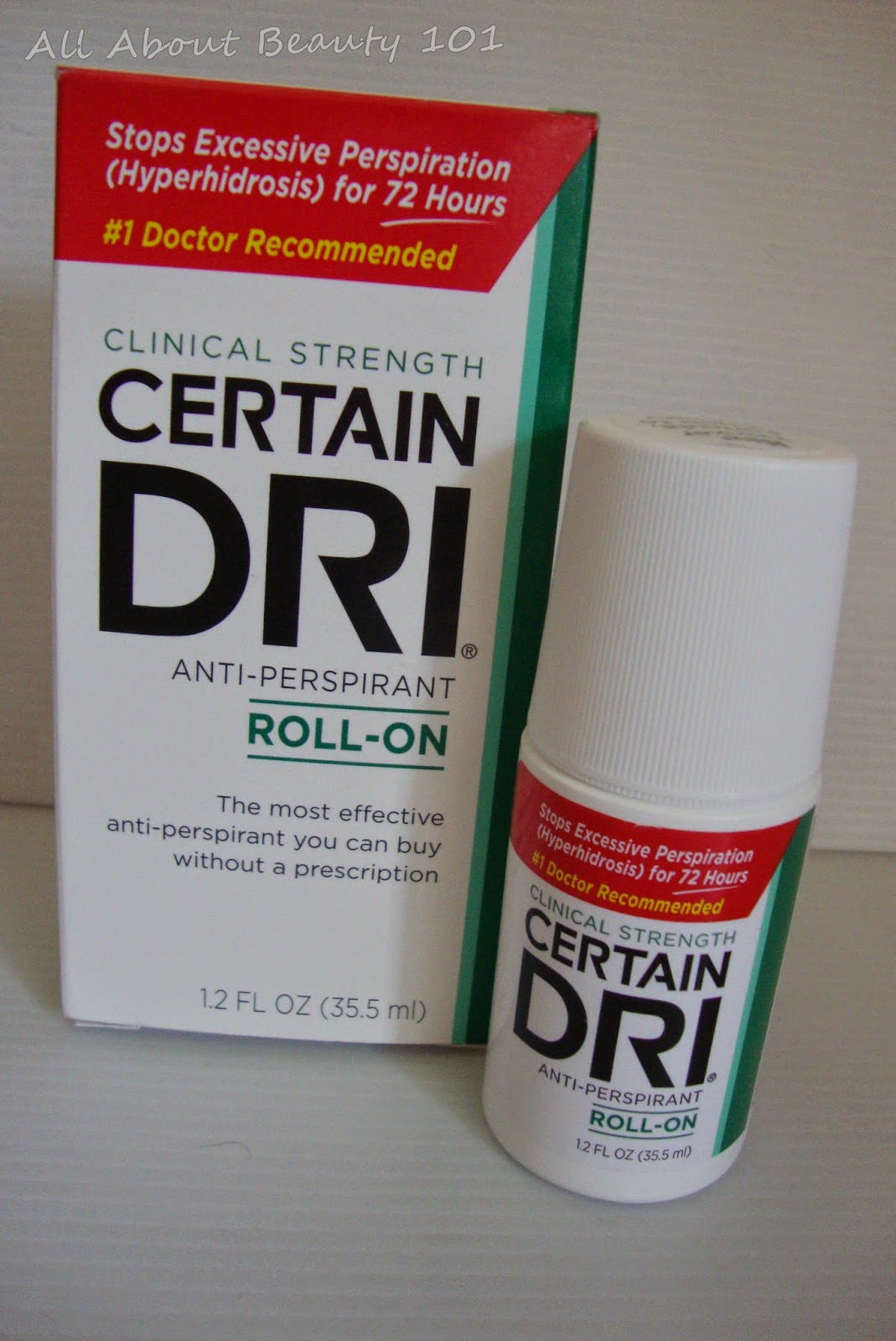 Certain Dri: Anti-Perspirant Roll-On | All About Beauty 101