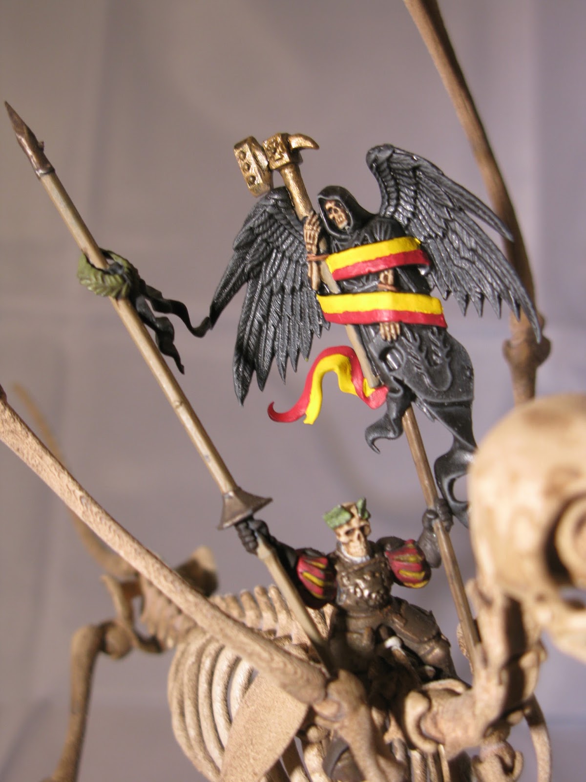 Ars Mortis: WIP Undead Empire Army - Undead Emperor/General on Skeletal ...