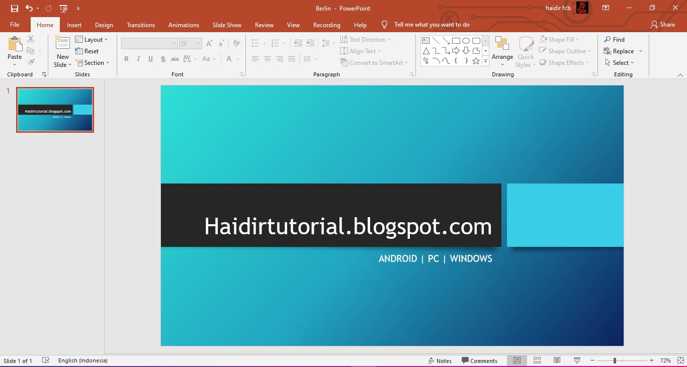 Microsoft Office 2016-2019 Professional Plus - Haidir Tutorial