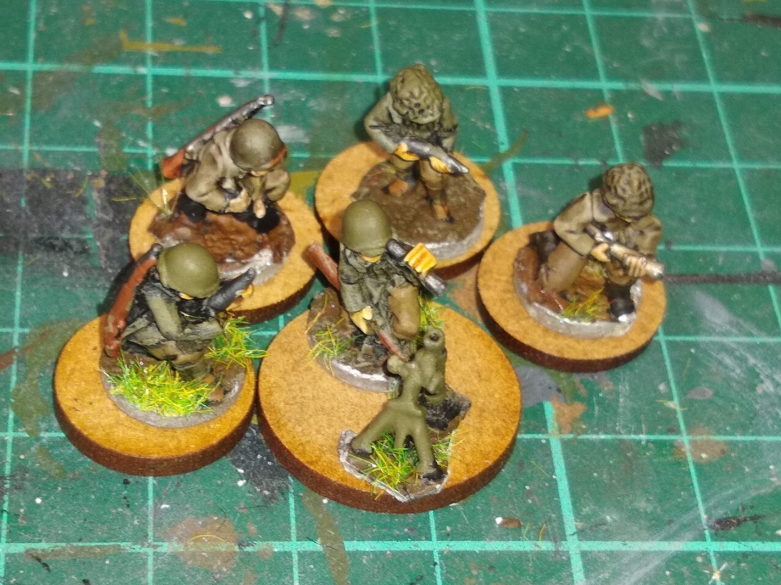BigLee's 'Miniature Adventures': Rebasing WW2 US Infantry for CoC