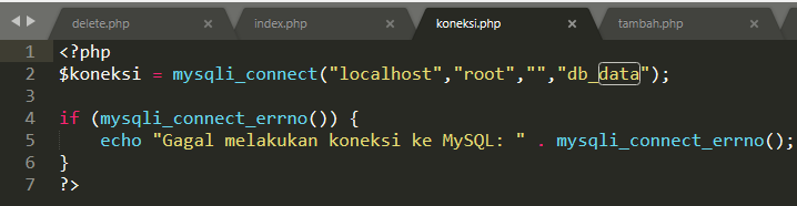 CRUD Berbasis PHP ~ Tri Inayatul TI