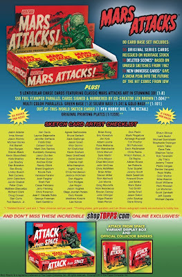 DeJarnette Designs: Topps Mars Attacks Heritage Sketch Cards Promo!