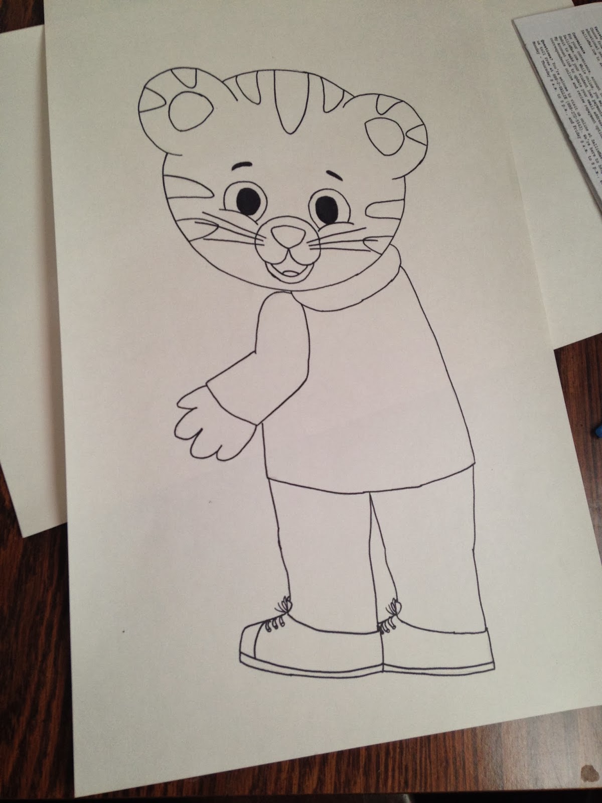 Oh boy!: Pin the Tail on Daniel Tiger