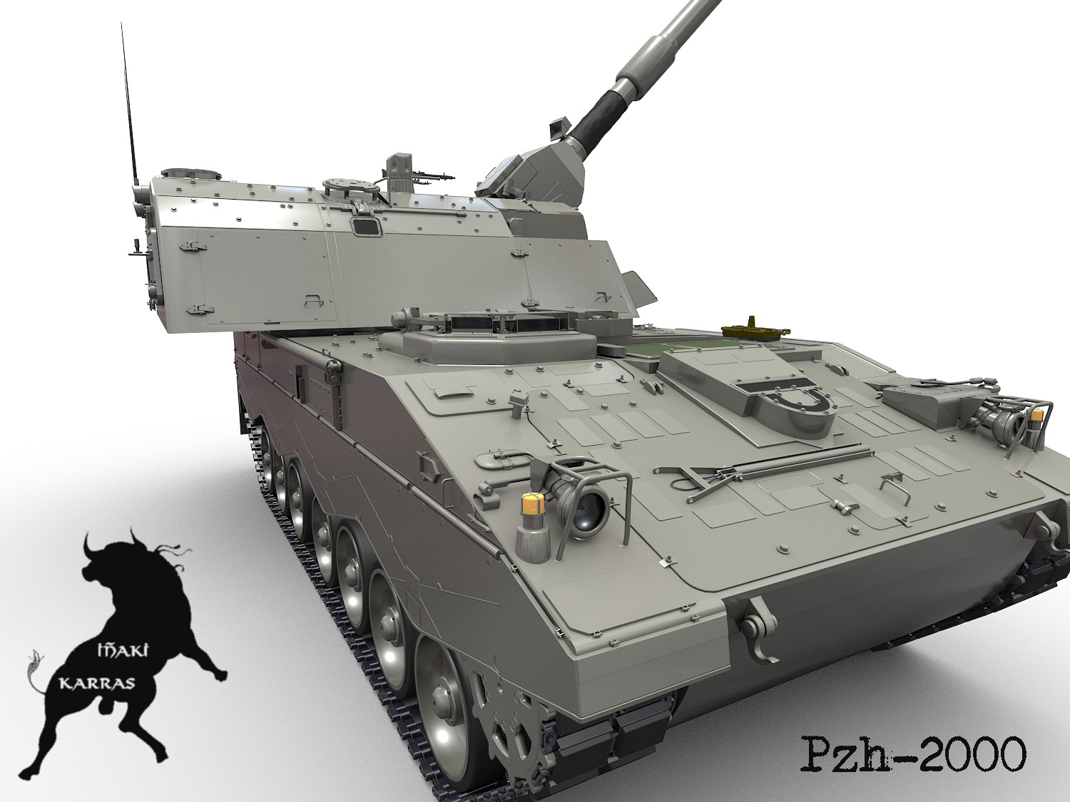 Modelos 3D: Pzh-2000