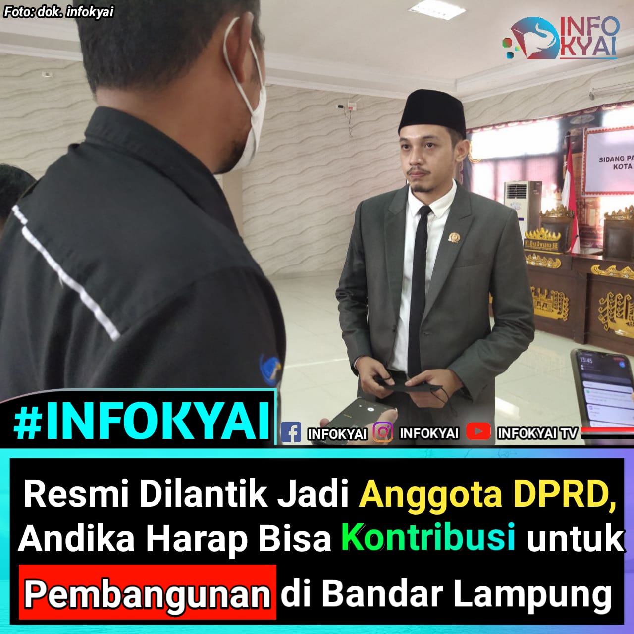Resmi Dilantik Jadi Anggota DPRD, Andika Harap Bisa Kontribusi untuk ... Resmi Dilantik Jadi Anggota DPRD, Andika Harap Bisa Kontribusi untuk ...
