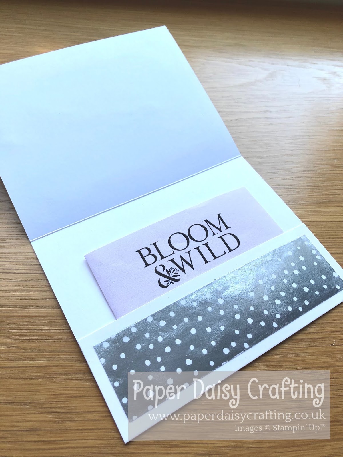 Paper Daisy Crafting: Last minute gift voucher wallet