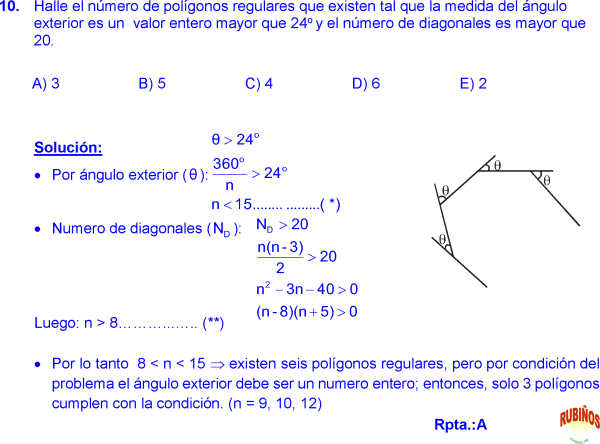 POLÍGONOS FORMULAS Y PROPIEDADES EJEMPLOS RESUELTOS GEOMETRIA ...