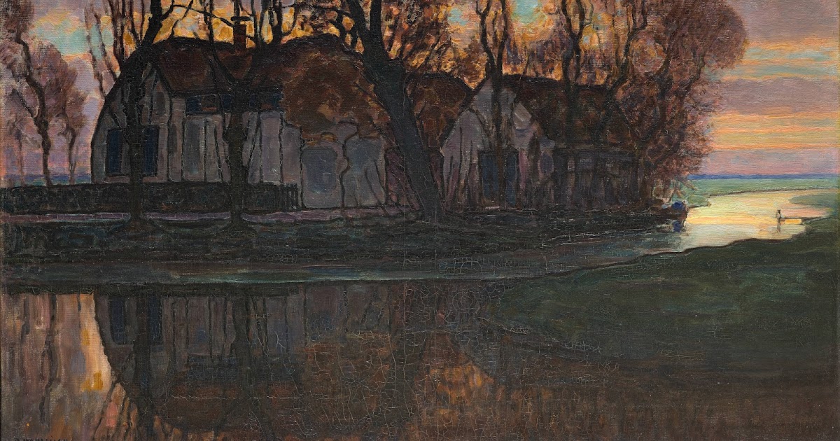 Piet Mondrian: Farm Near Duivendrecht, Evening