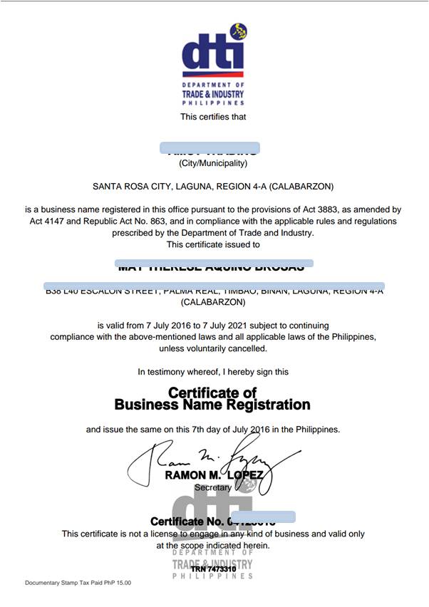 HOW TO REGISTER SOLE PROPRIETORSHIP BUSINESS AT THE DTI HOW TO REGISTER SOLE PROPRIETORSHIP BUSINESS AT THE DTI
