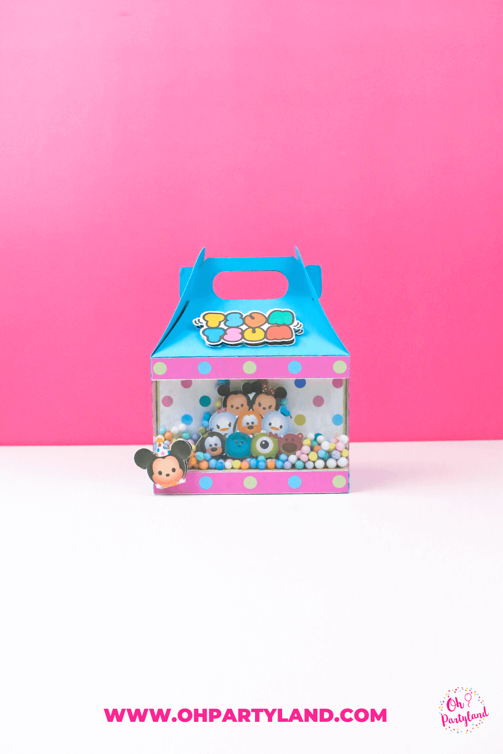 How to make Gable Box Shaker - DIY Favor Boxes - oh partyland