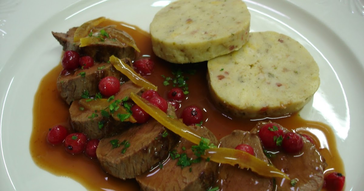 Filet de biche aux airelles et sa roulade campagnarde ~ symphoniedessaveurs