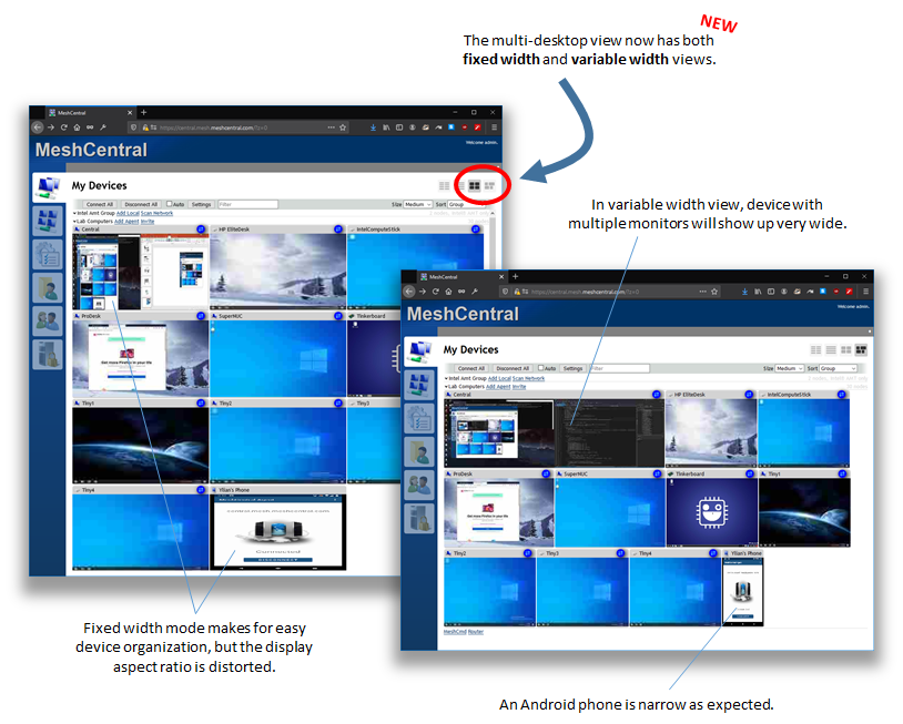 Is there a way to preview the screen of the customer before connecting ...