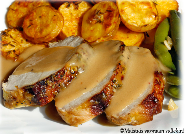 Maistuis varmaan sullekin!: Porsaan ulkofile uunissa