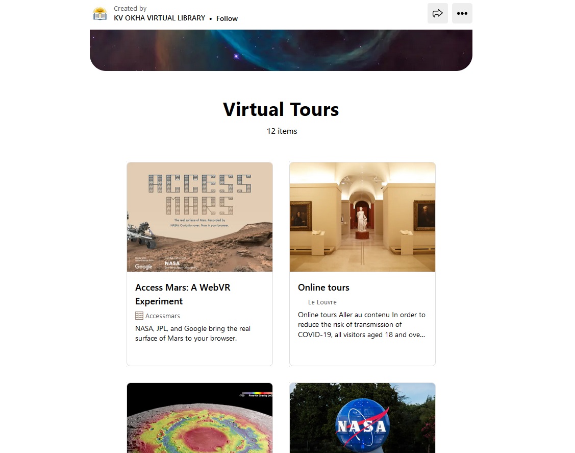 Kendriya Vidyalaya Okha Library: New Virtual Library of KV Okha