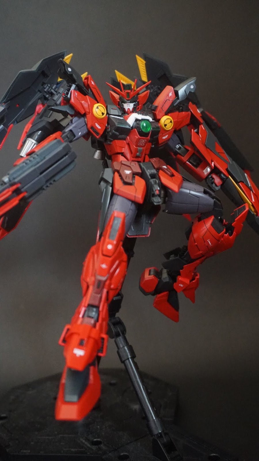 GUNDAM GUY: MG 1/100 Wing Gundam Proto Zero [Epyon Ver.] - Painted Build